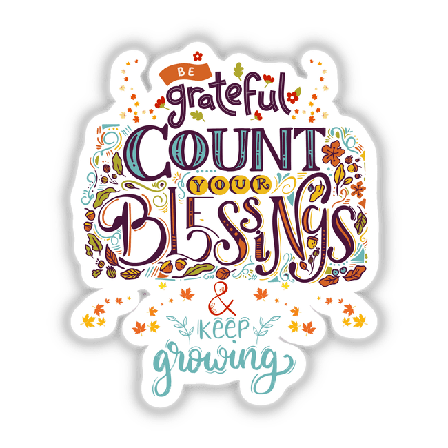 Count Your Blessings Digital Sticker Pack Decal Venue