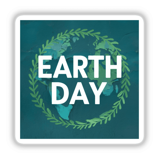 Earth Day Stickers or Digital Art | Decal Venue