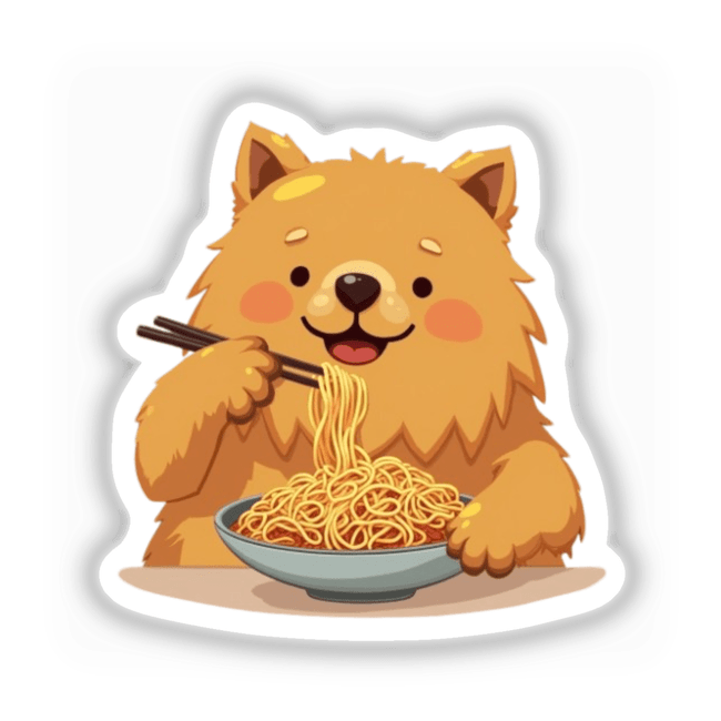 Kawaii Chow Chow Clipart Stickers | Decal Venue Kawaii Chow Chow Clipart Stickers | Decal Venue
