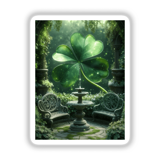 Discover the Magic of Mystical Shamrock Garden: Glowing Four-Leaf ...