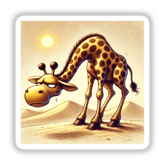 Grumpy Giraffe Stickers and Digital Art | Decal Venue