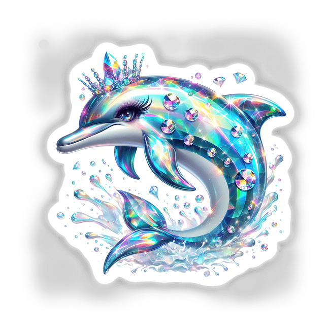 Prismatic Dolphin Princess Stickers & Downloads | Ella Designz – Decal ...