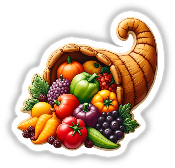 Cornucopia Stickers and Digital Art – Decal Venue
