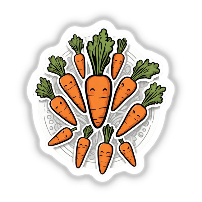 Carrot Stickers | Digital Download | jographics – Decal Venue