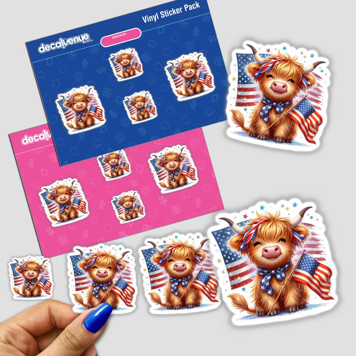 Patriotic Highland Cow American Flag Splatter – Decal Venue Patriotic Highland Cow American Flag Splatter – Decal Venue