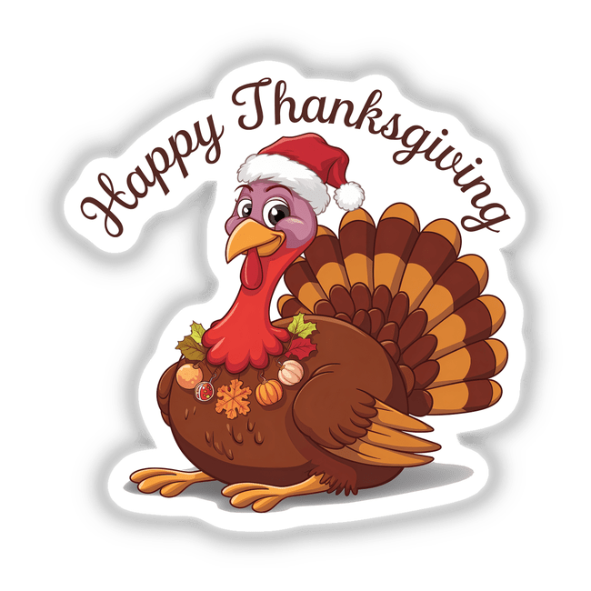 Thanksgiving Turkey Stickers and Art | Decal Venue