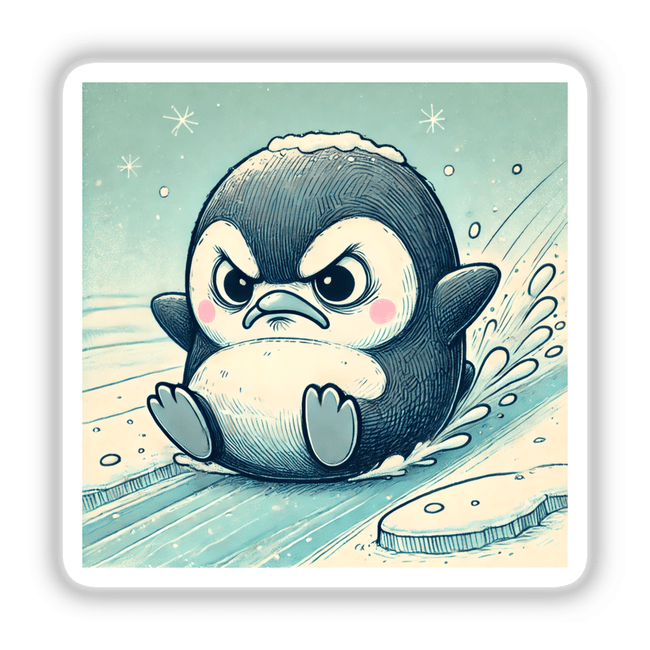Grumpy Penguin Stickers and Artwork - Decal Venue