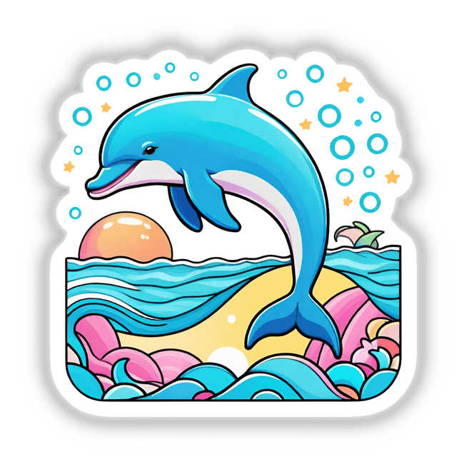 Jumping Dolphin Sticker Pack | Decal Venue