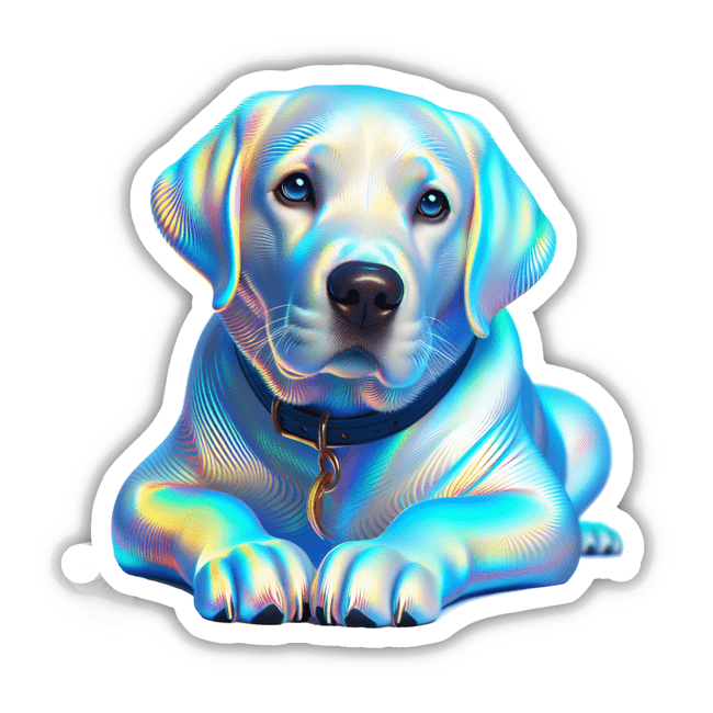 Prismatic Resting Lab Dog II Sticker Pack | Decal Venue