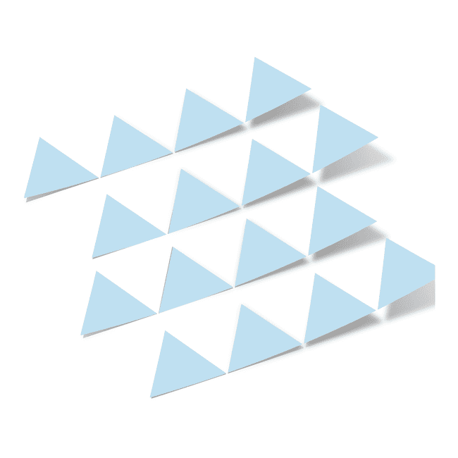 Baby Blue Triangle Wall Decals – Decal Venue