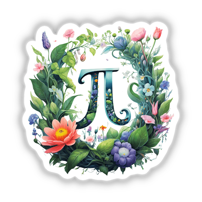 Botanical Pi Day Sticker Pack | Panzee Art – Decal Venue