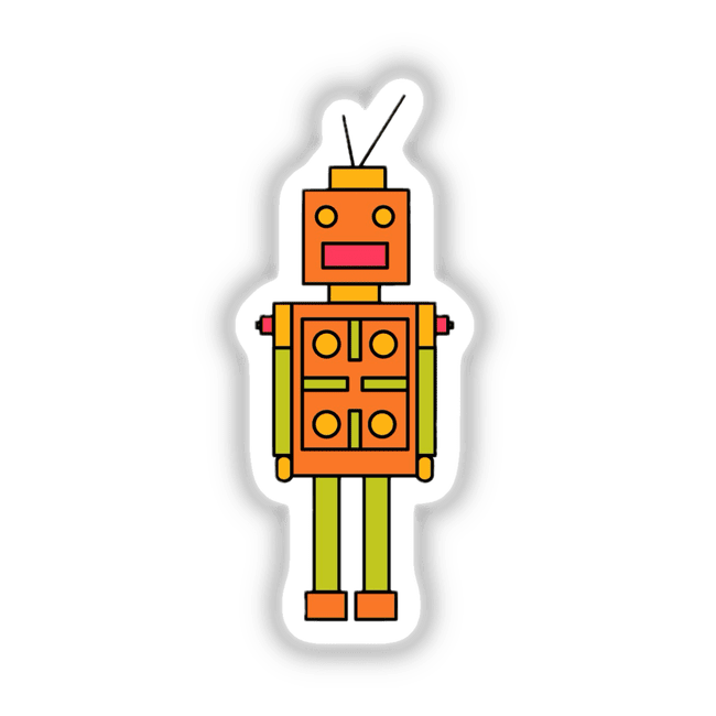 Retro Robot Sticker Pack | Decal Venue