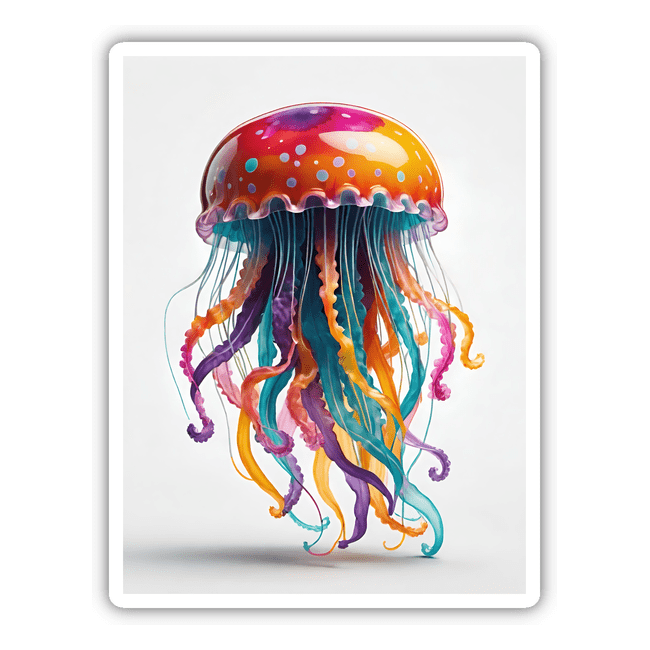 Colorful Jellyfish Sticker Pack | PanzeeArt – Decal Venue