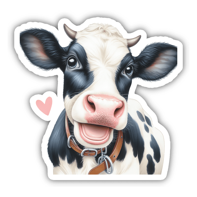 Happy Dairy Cow Stickers by Ella Designz | Decal Venue