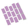 Lilac Rectangles Vinyl Wall Decals | Shapes & Patterns | DecalVenue.com ...