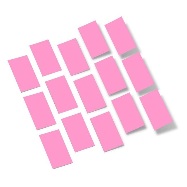Pink Rectangles Vinyl Wall Decals | Shapes & Patterns | DecalVenue.com ...