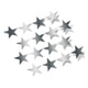 Metallic Silver Stars Vinyl Wall Decals | Decal Venue